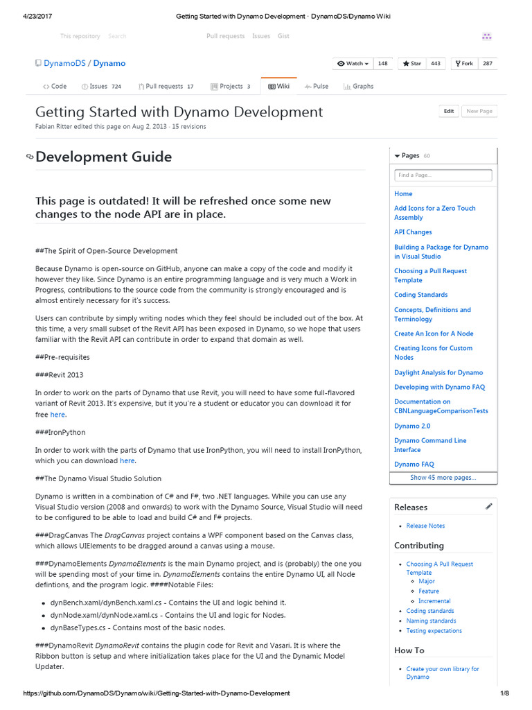 Getting Started With Dynamo Development Pdf Extensible Application Markup Language Scheme 