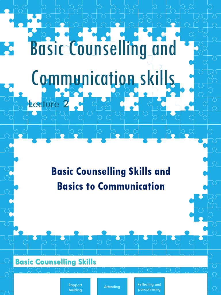 Lecture - 2 Basic Counselling and Communication Skills | PDF | Empathy ...