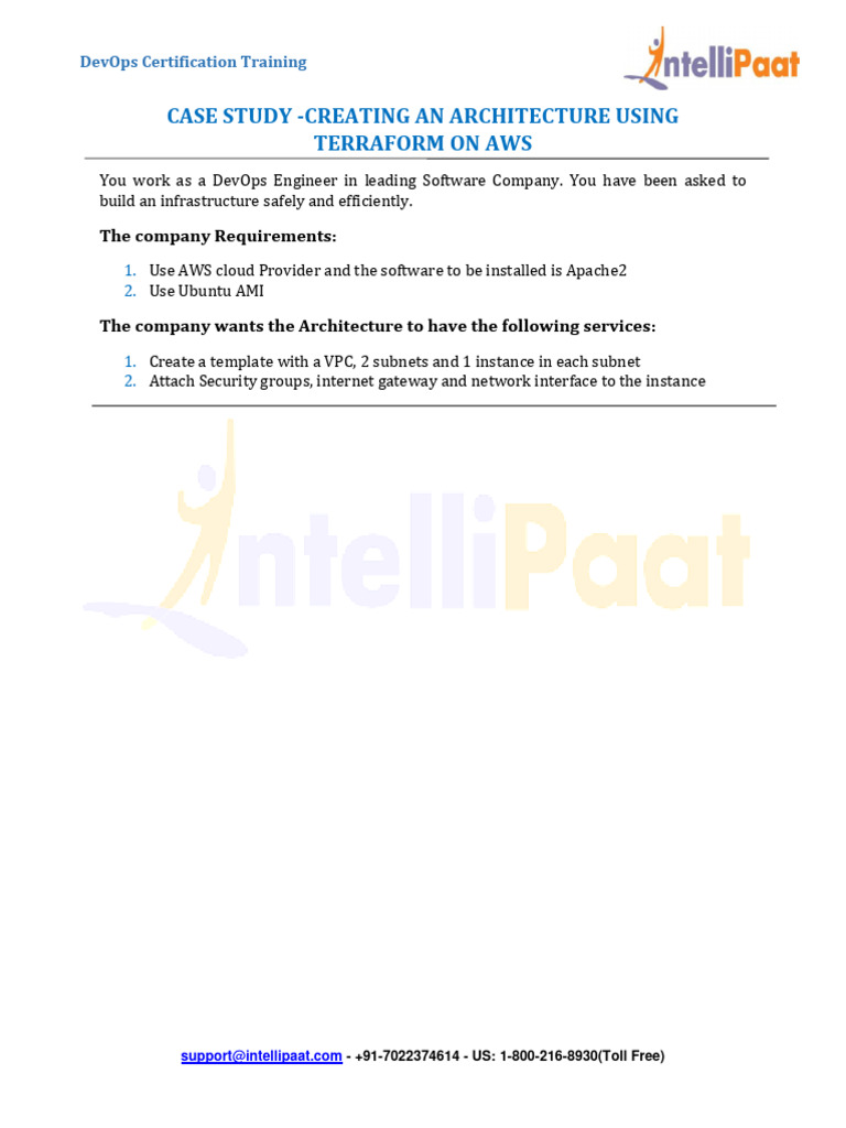 Terraform Case Study | PDF
