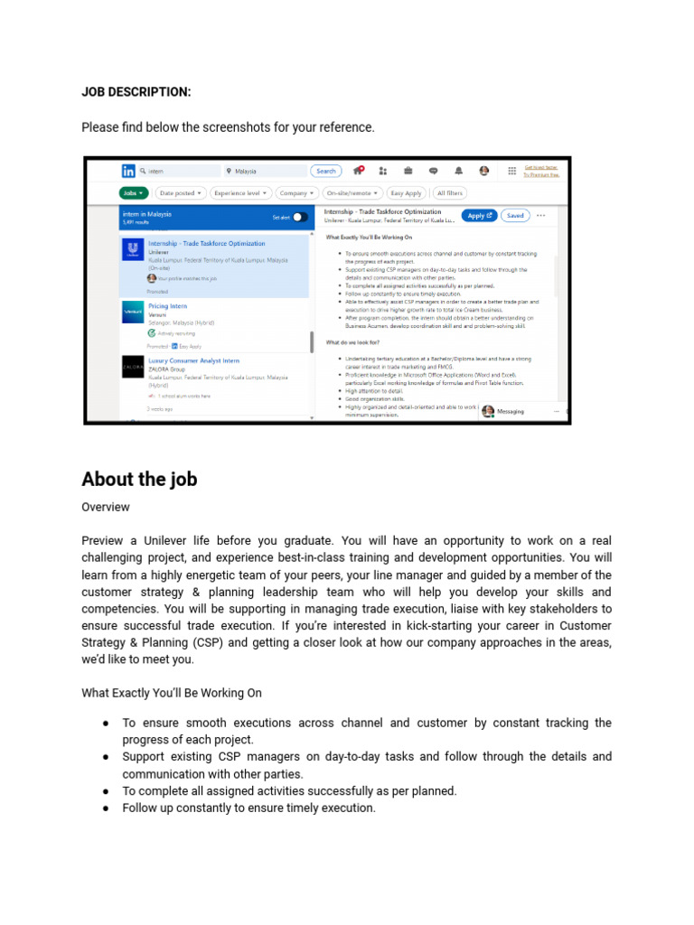 Job Description | PDF