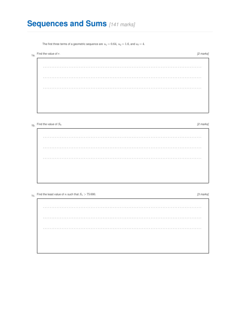 PP Sequences and Sums | PDF | Mathematics | Mathematical Objects