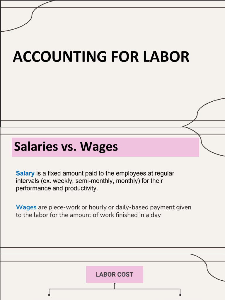 Accounting For Labor | PDF