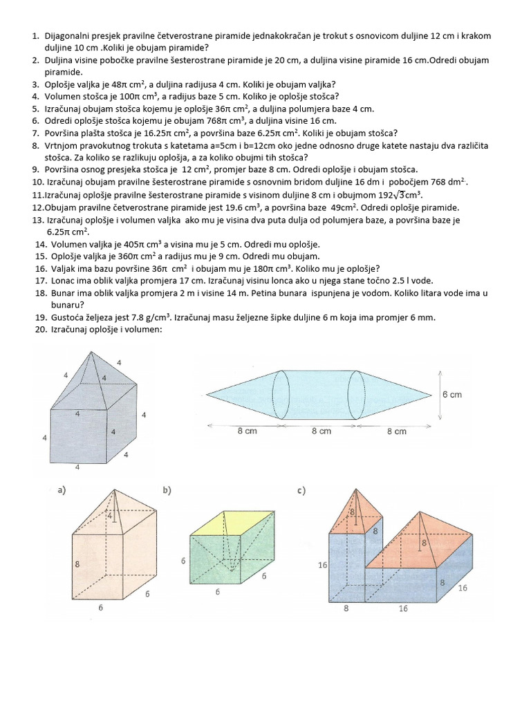 Vježba Za Ispit Znanja | PDF