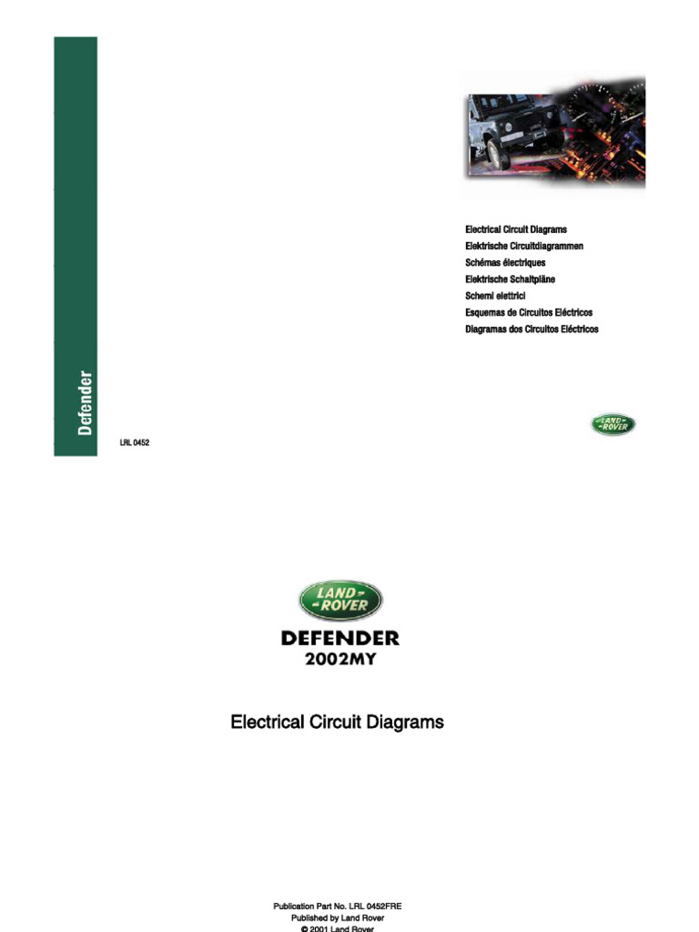 Land Rover DEFENDER Td5 Schemas Electriques FR Et Couleur | PDF