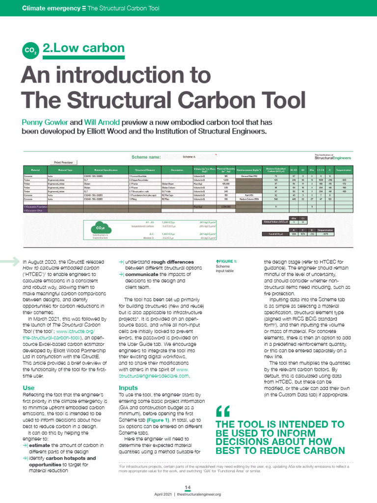 An-introduction-to-The-Structural-Carbon-Tool | PDF | Infrastructure ...