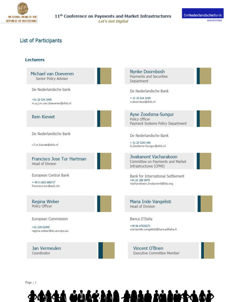 List of Participant - 11th Conference | PDF | Financial Services ...