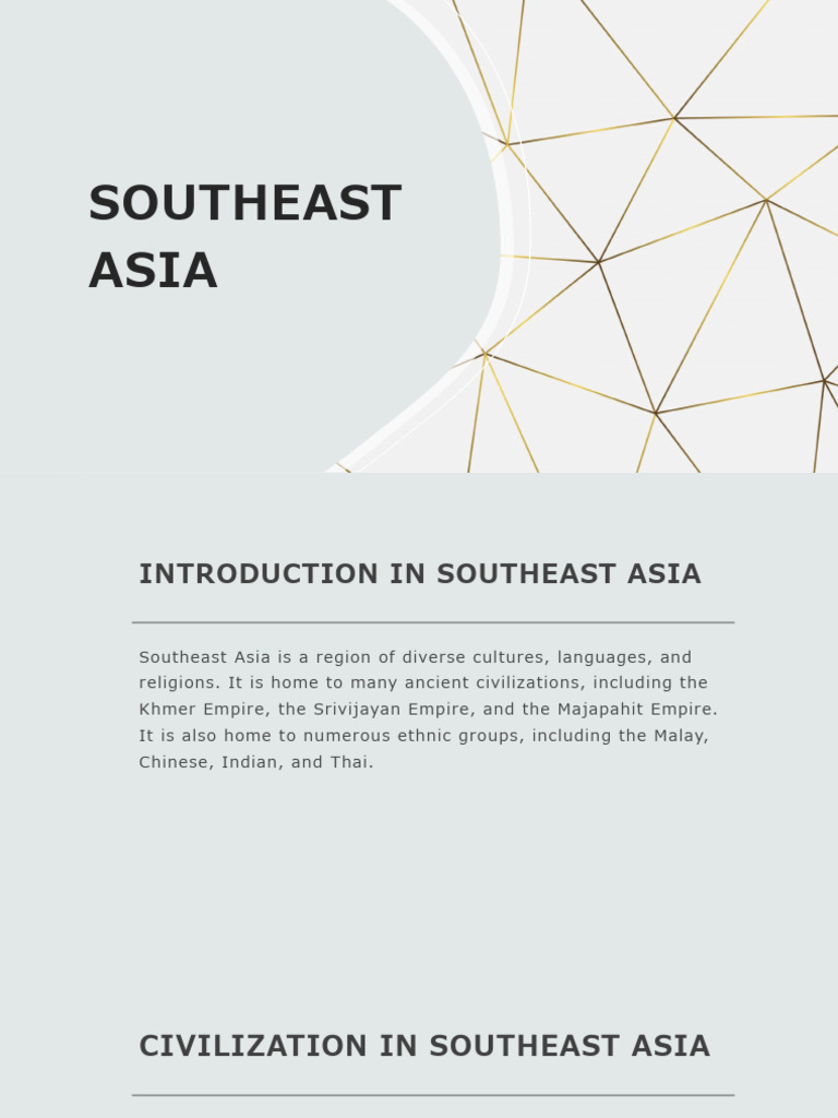 Southeast Asia | PDF | Southeast Asia | Asia