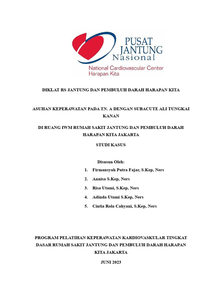 Askep Ali Kelompok A 2023 | PDF