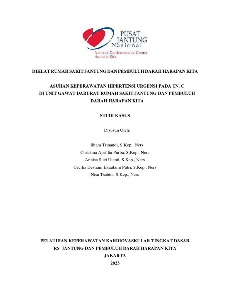 Askep Hipertensi Urgensi - Kel B | PDF
