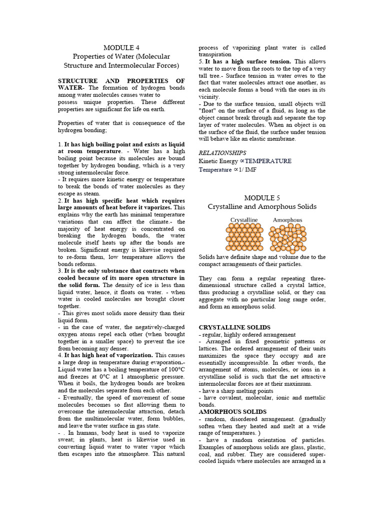 General Chemistry 2 Reviewers + Notes | PDF