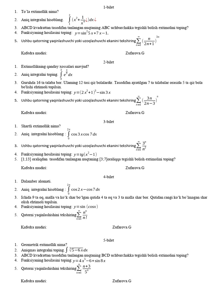 Yakuniy 1-30 Iqtisod Menejment | PDF