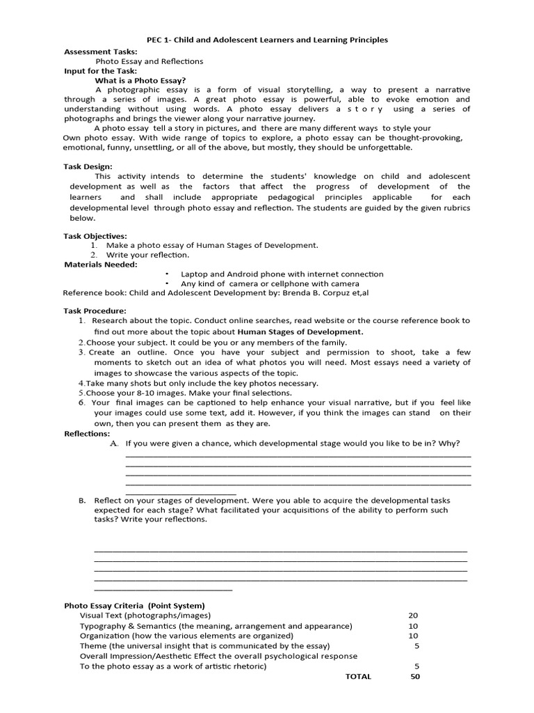 PEC 1 Prelim Task | PDF | Essays | Learning