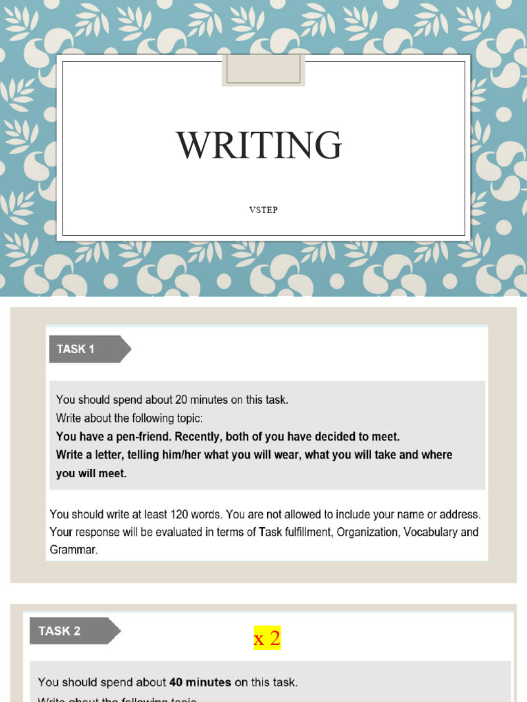 Day 1-Writing-General Knowledge-Informal and Formal Letter Part 1 | PDF