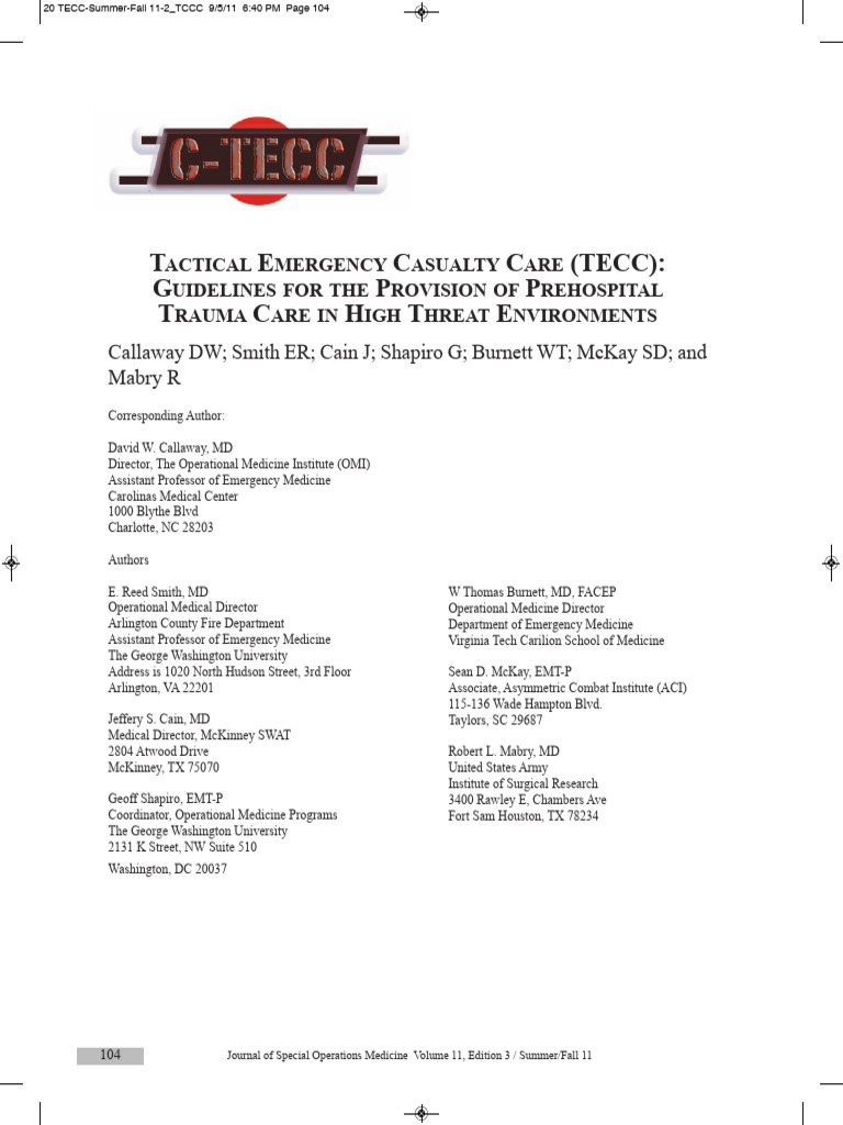 Uff Tecc | PDF | Emergency Department | Emergency Medical Services