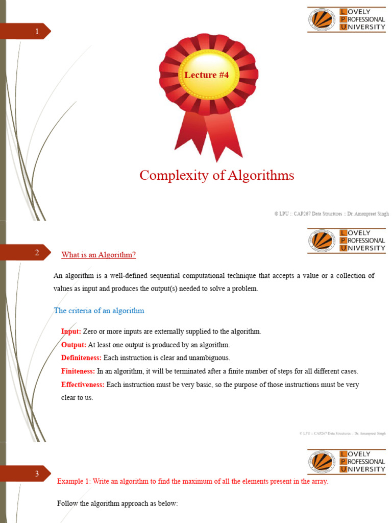 Lecture 4 Pdf Algorithms Applied Mathematics