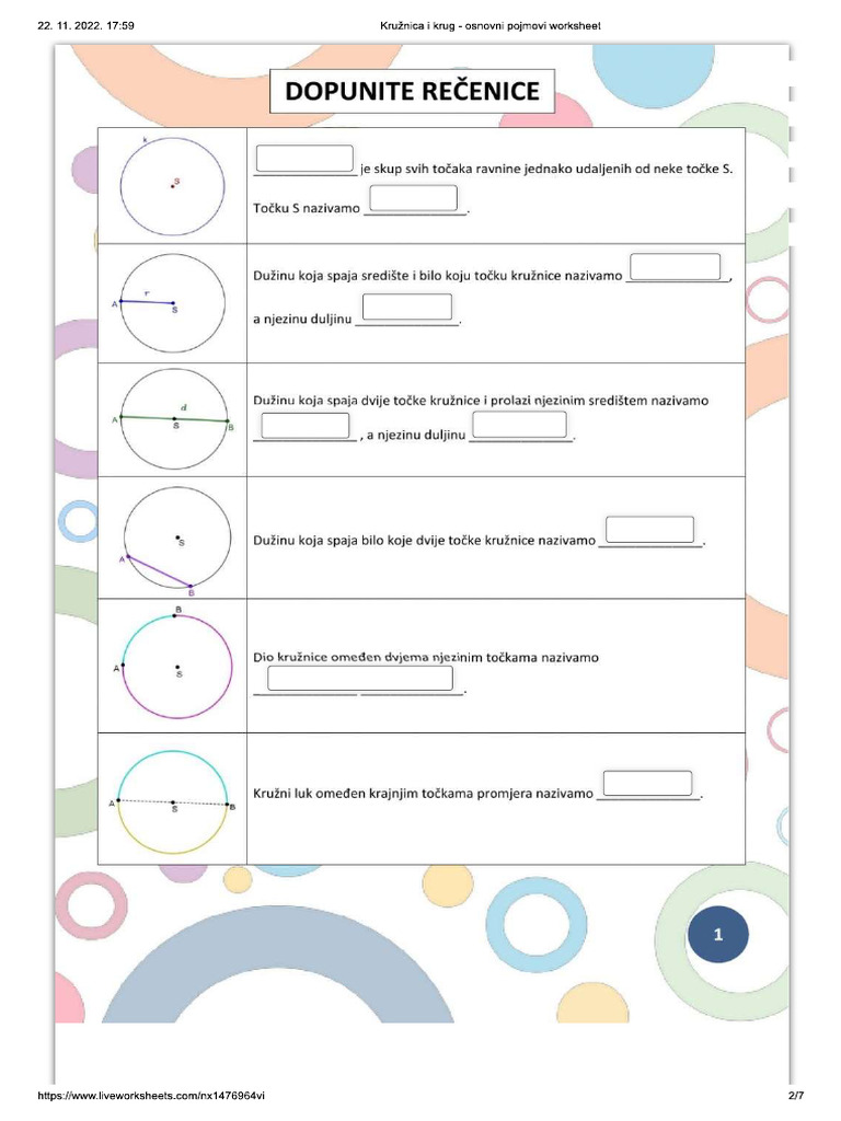 Krug I Kružnica Pdf