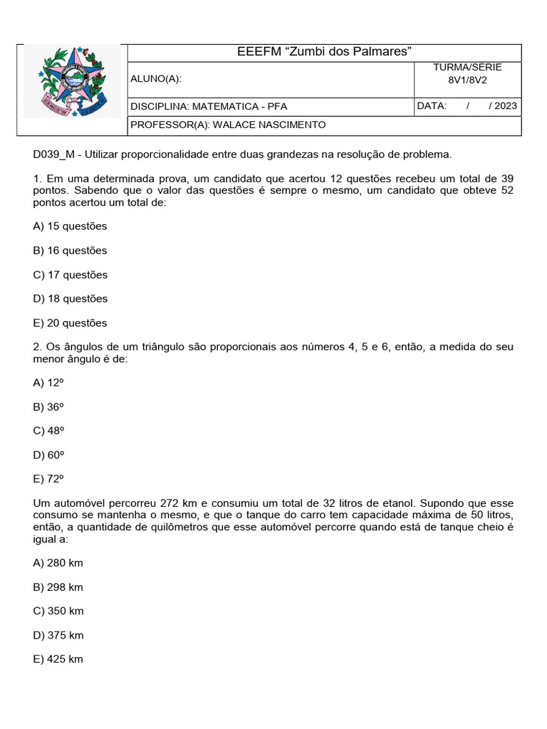 Matematica 8º Ano Pdf
