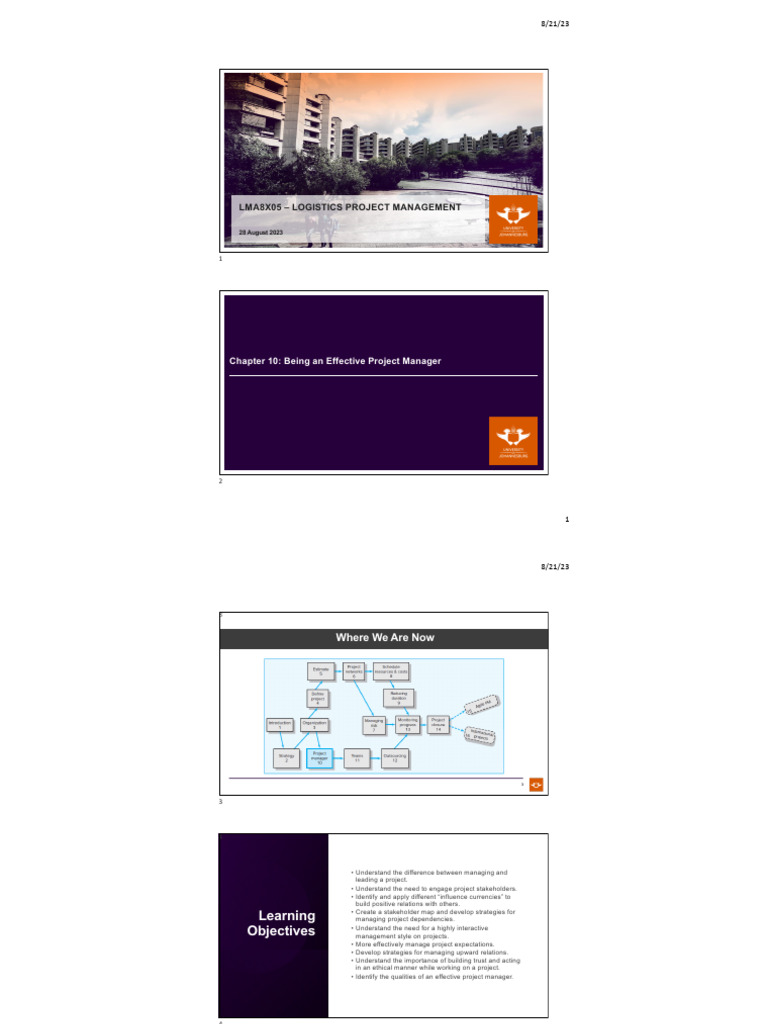 LMA8X05 - Learning Unit 4 | PDF | Project Management | Stakeholder (Corporate)