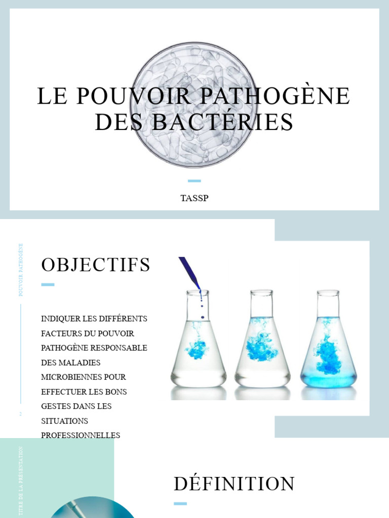 Pouvoir pathogène des bactéries | PDF | Agent infectieux | Bactérie