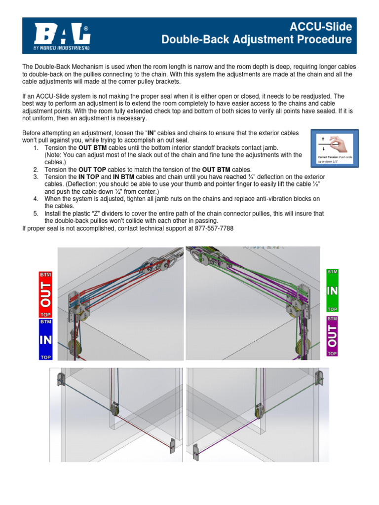 ACCU-Slide Double-Back Adjustment Guide | PDF | Components ...