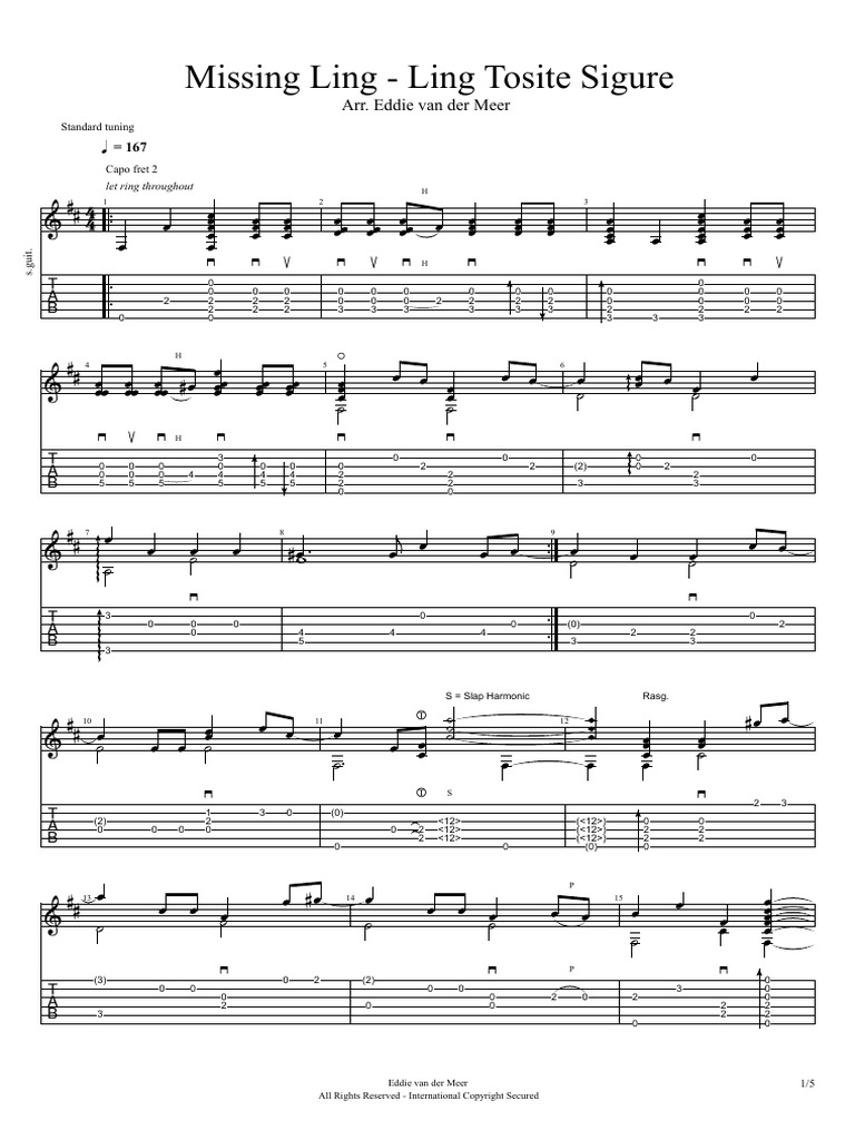 Missing Ling - Ling Tosite Sigure | PDF | Guitars | European Musical ...