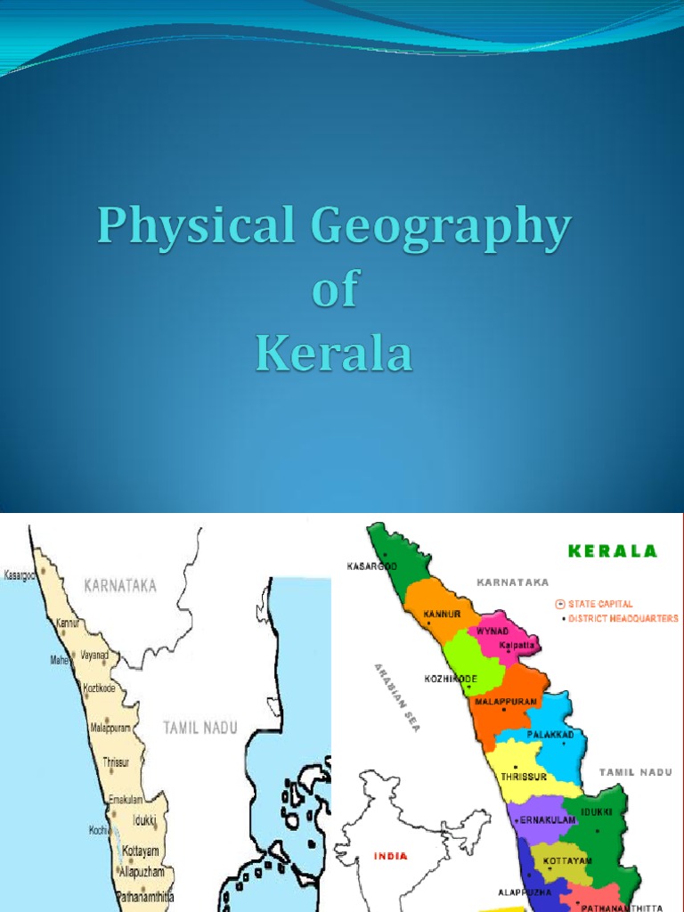 Physical Geography of Kerala | Kerala | Earth & Life Sciences