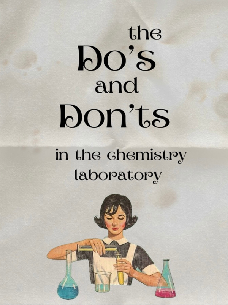 Lab Safety Guidelines and Tips | PDF