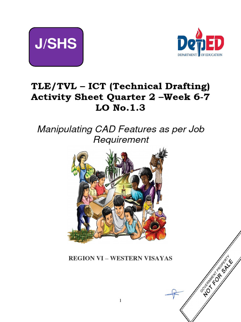 ICT Tech-Drafting J-SHS Quarter-2 LAS6-7 FINAL | PDF | Educational ...