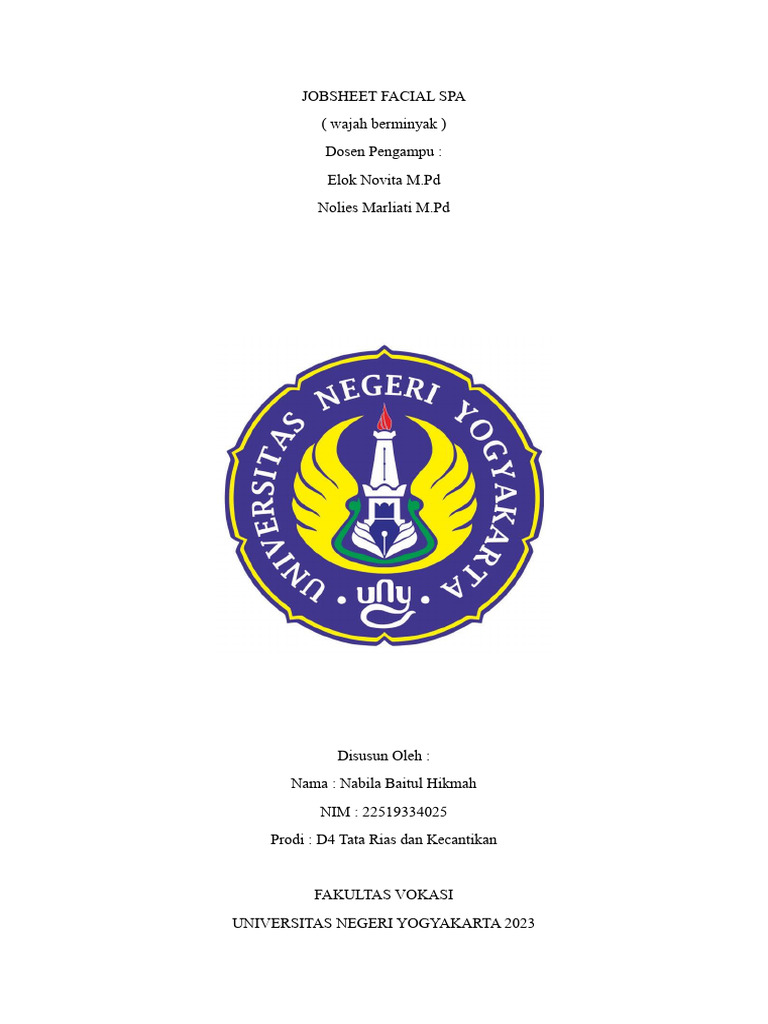 JBS FC Spa Sem 3 | PDF | Pengembangan Diri | Kesehatan Holistik