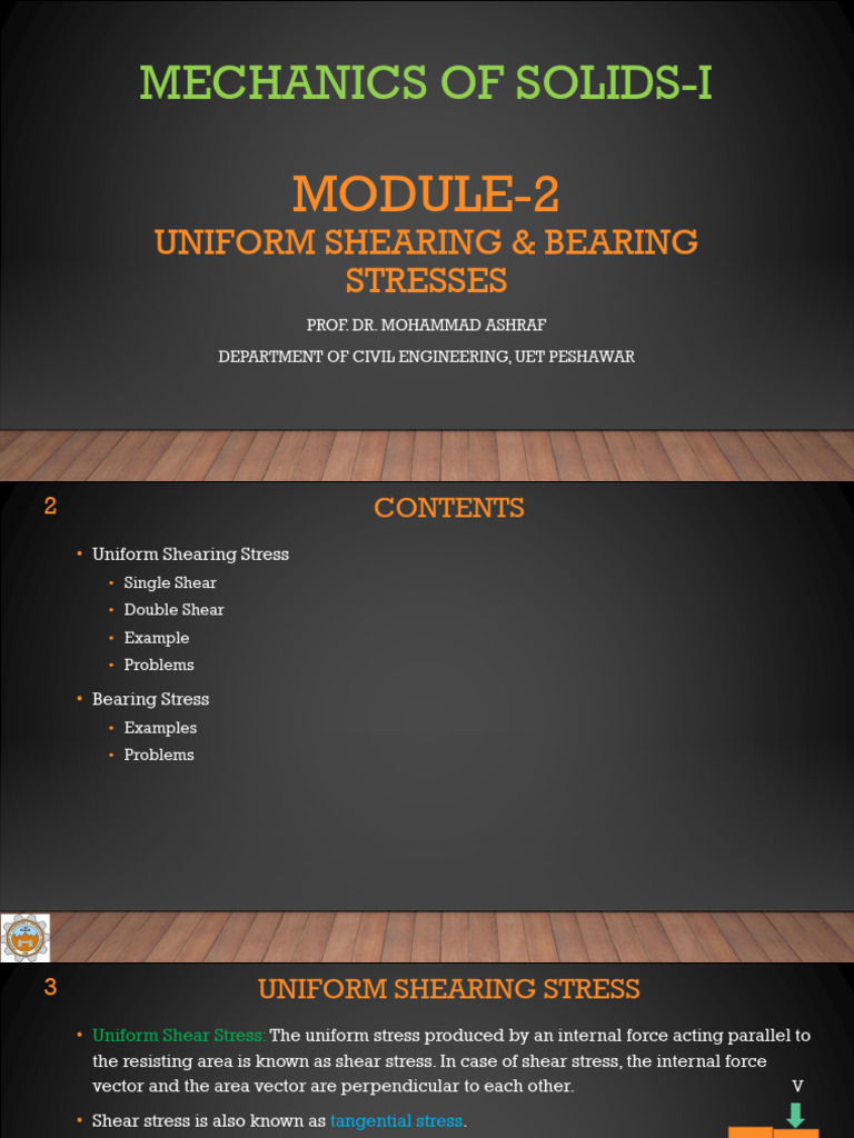 Lecture 2b | PDF | Stress (Mechanics) | Strength Of Materials