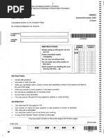BGCSE Geography Paper 3 | PDF