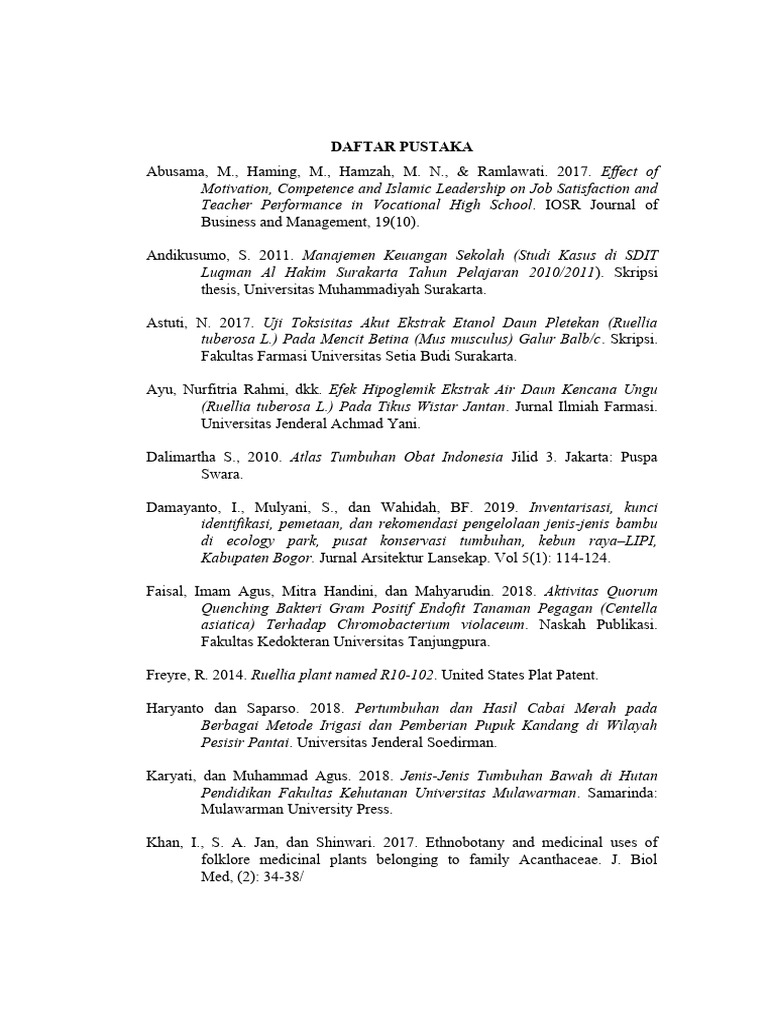 Dapus Determinasi | PDF