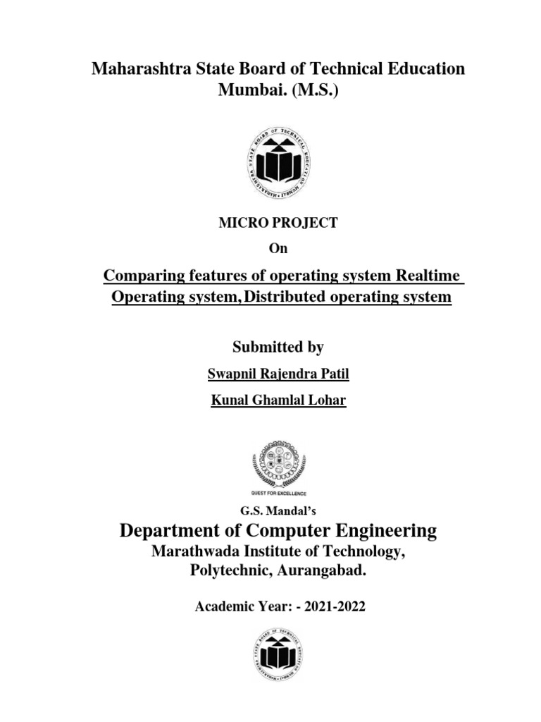OSY Miroproject | PDF | Computers
