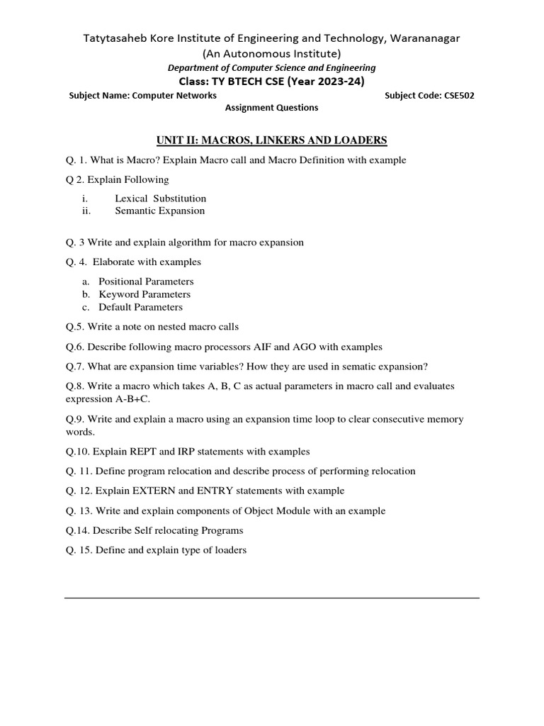 SSCD CH 02 Assignments | PDF | Teaching Methods & Materials