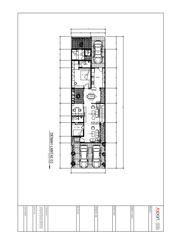 Denah lt.1 Rumah RS | PDF