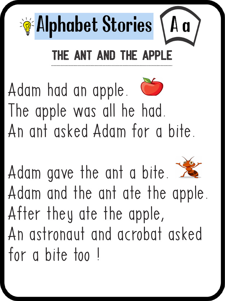 Alphabet Stories | PDF | Art