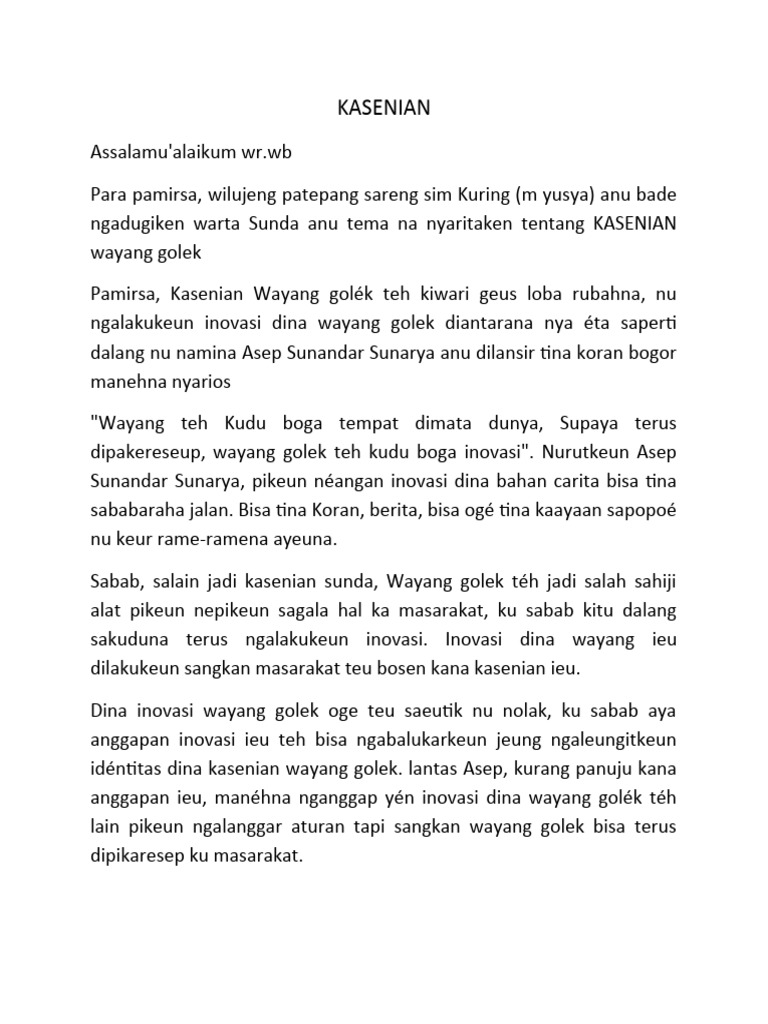 Warta Sunda | PDF