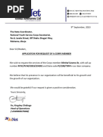 Sample NSS Letter | PDF