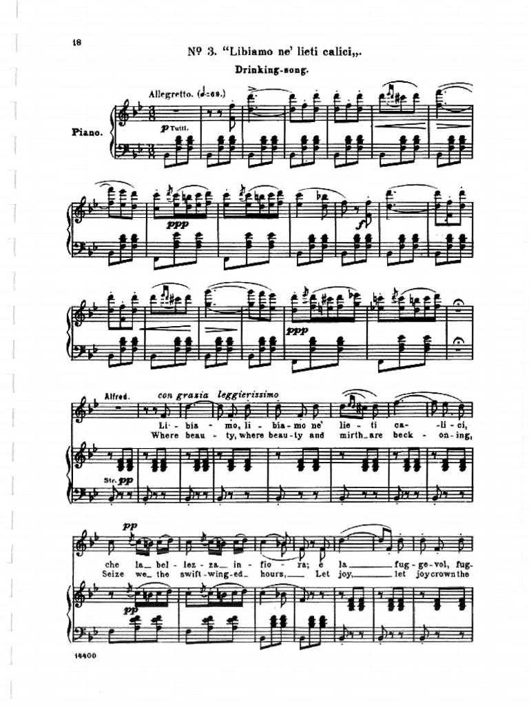 La Traviata Libiano-Piano | PDF