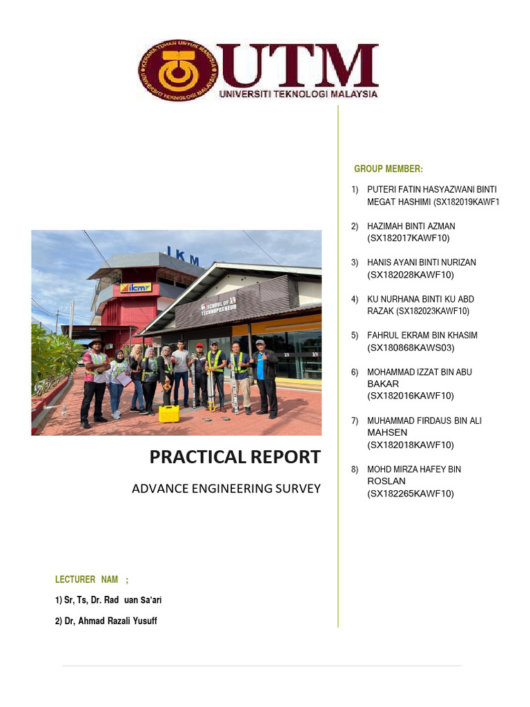 Practical Report | PDF | Surveying | Image Scanner