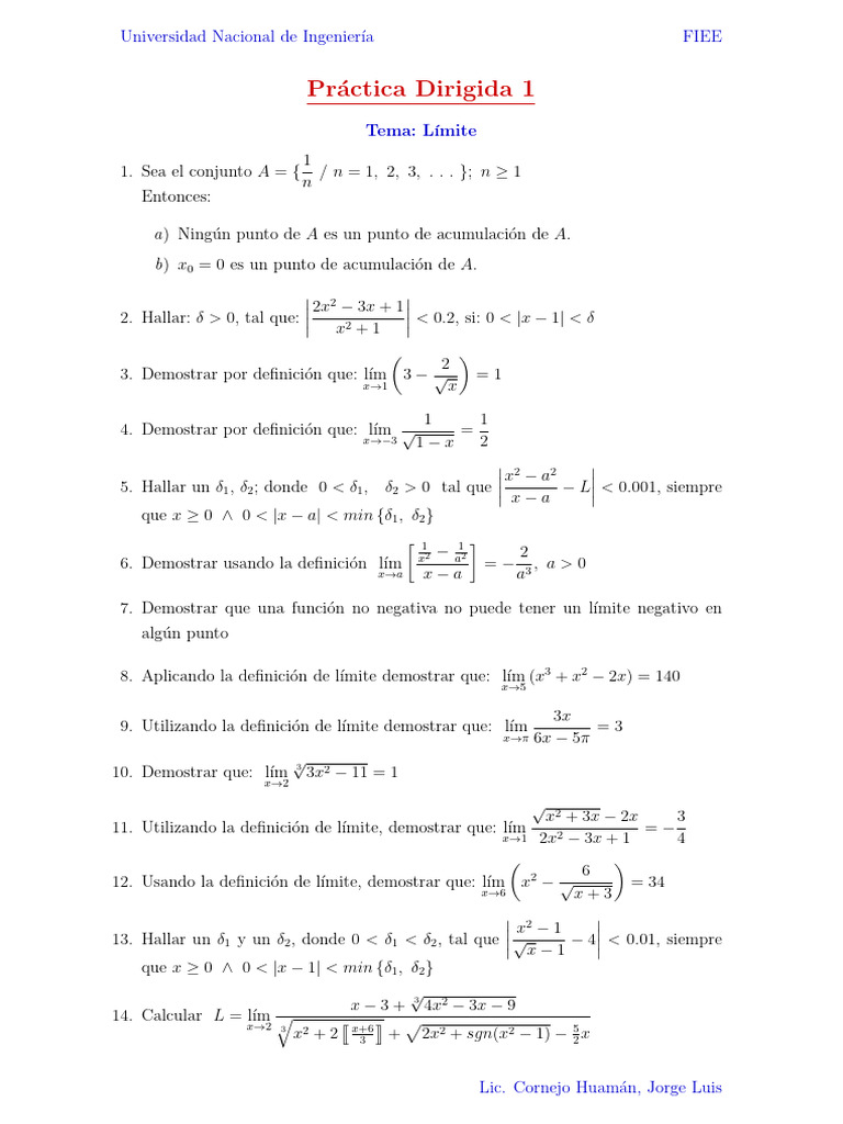 Práctica Dirigida 1 | PDF