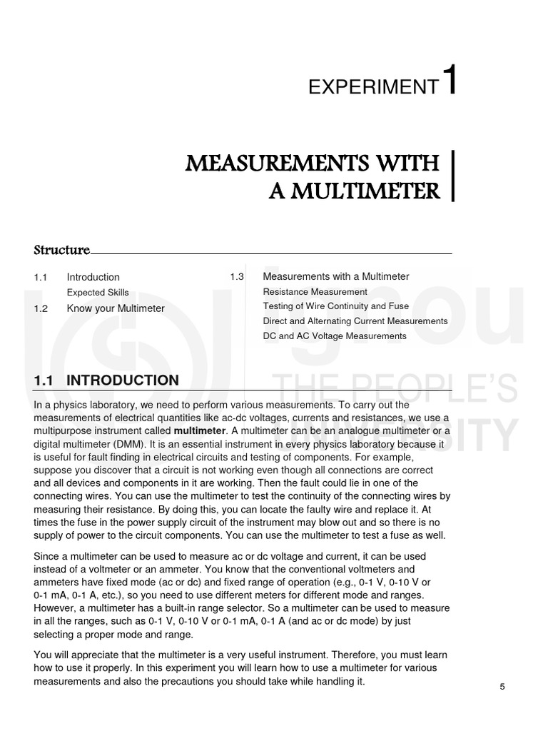 FINAL EXPERIMENT 1 (29.11.2019) - With Figs | PDF | Resistor ... FINAL EXPERIMENT 1 (29.11.2019) - With Figs | PDF | Resistor ...