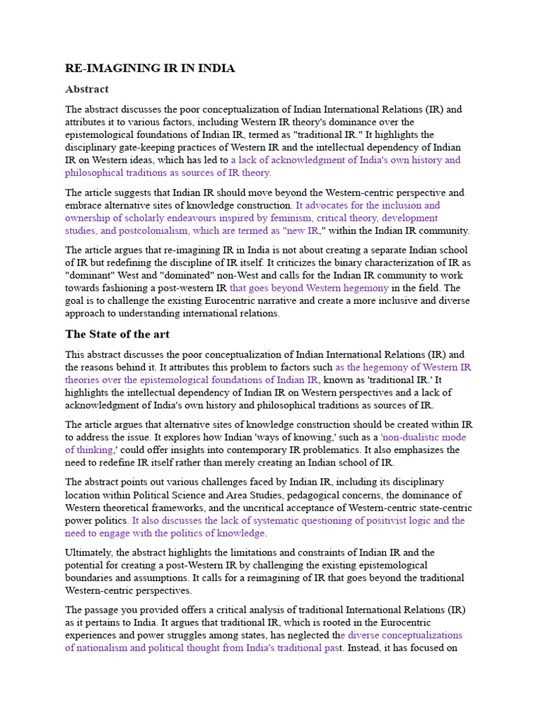 Reimaginig Ir | PDF | Postcolonialism | Knowledge