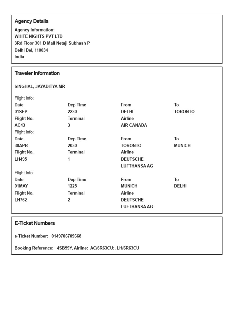 Singhal, Jayaditya MR | PDF | Airlines | Baggage