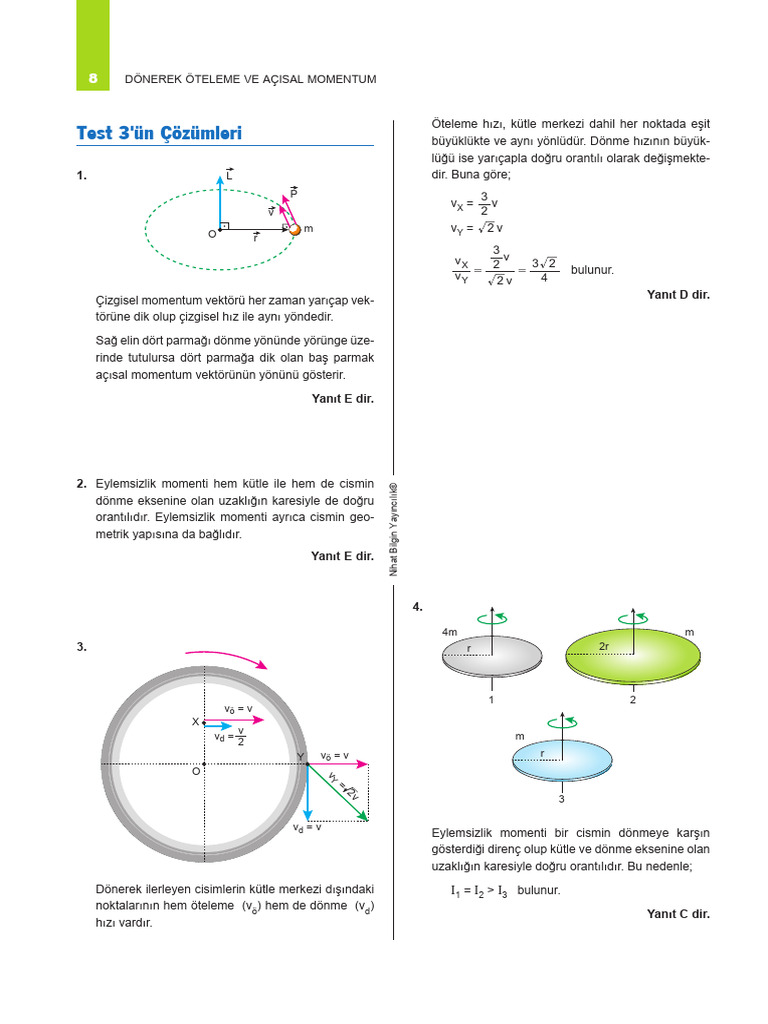 18 YKS SK U2 B12 T3 Acisal Momentum | PDF