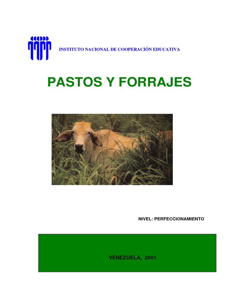 Pastos y Forraje Manual | PDF