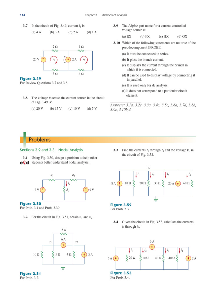 Mesh & Nodal | PDF | Computer Science | Electronic Circuits