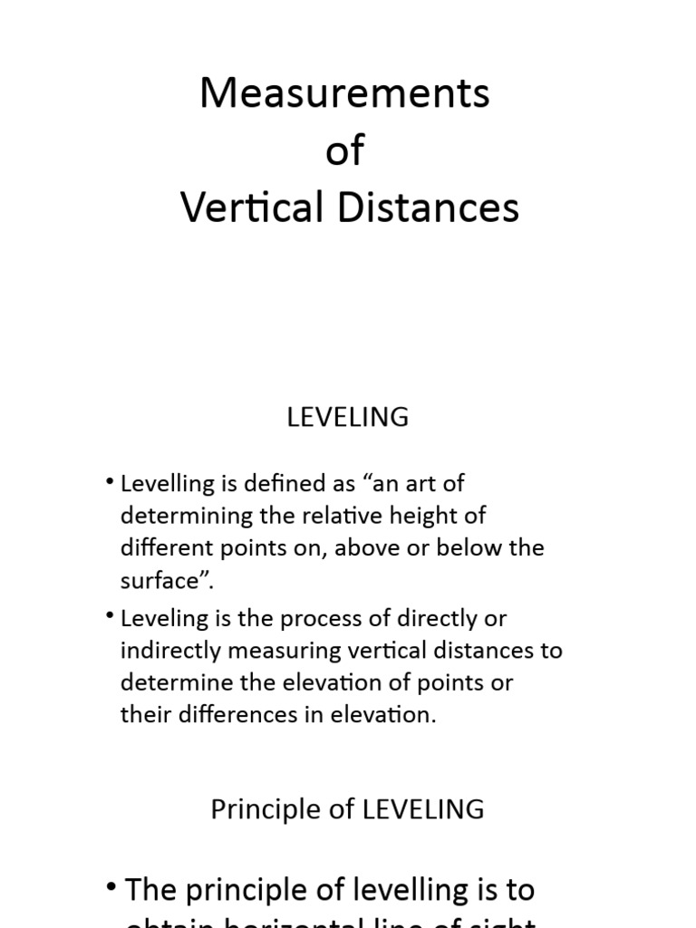 11 Leveling | PDF | Sea Level | Surveying