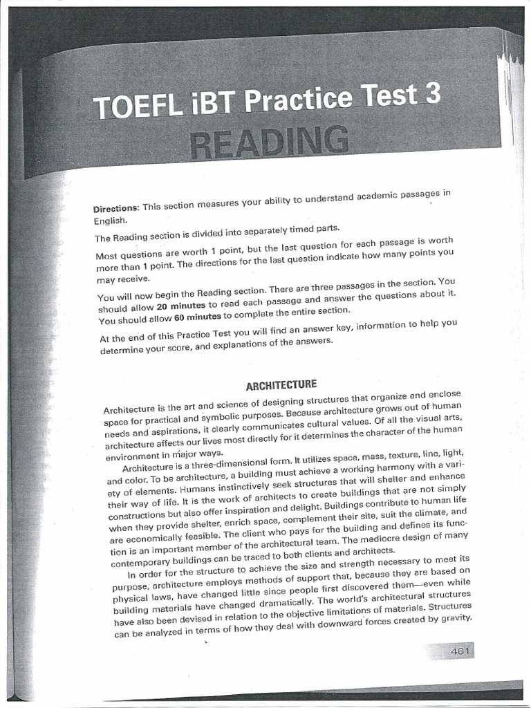 Reading Test 1 Architecture | PDF