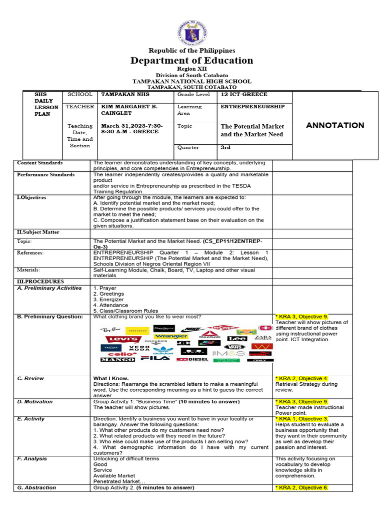 Week 2 3 With Annotation Pdf Learning Teachers